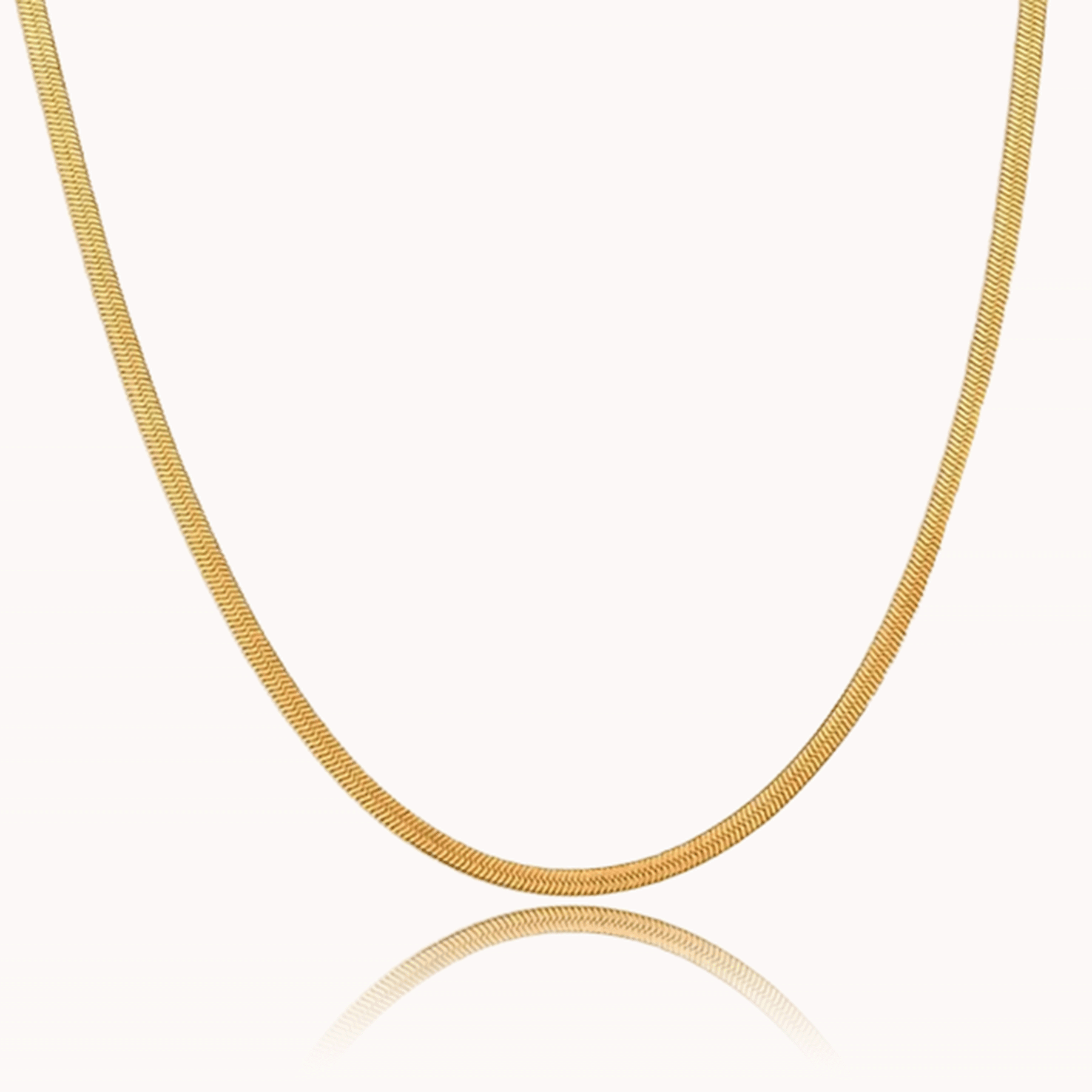 Collar Sofía de Acero Inoxidable 316 con baño de Oro – Dorotea